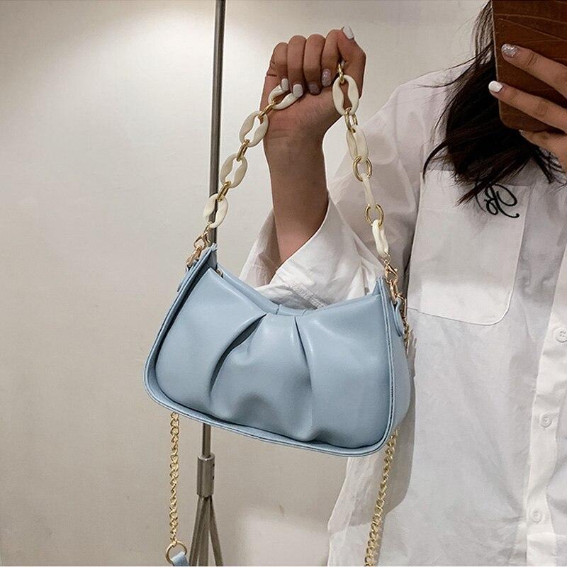 Cheap Fold Design Small Soft Leather Crossbody Bags For Women 2021 ...