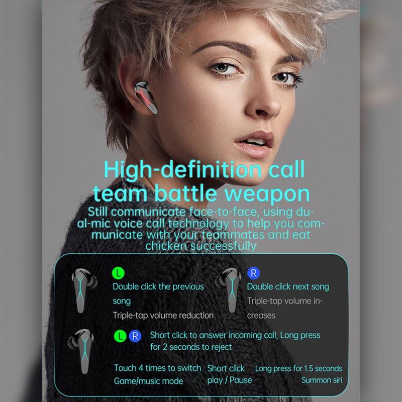 Buy X7 True Wireless Stereo Bluetooth5.1 Gaming Headset HIFI Music ...