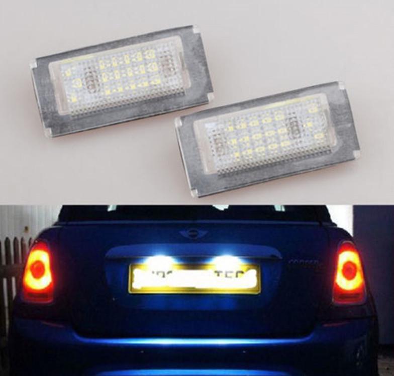 Buy 2x Error Free LED Licenses Plate Lights for Mini Coopers R50 R52 ...