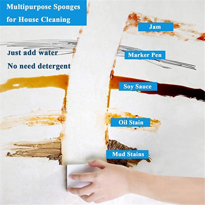 Buy Sponge powerful decontamination and descaling foam cleaning pad is ...