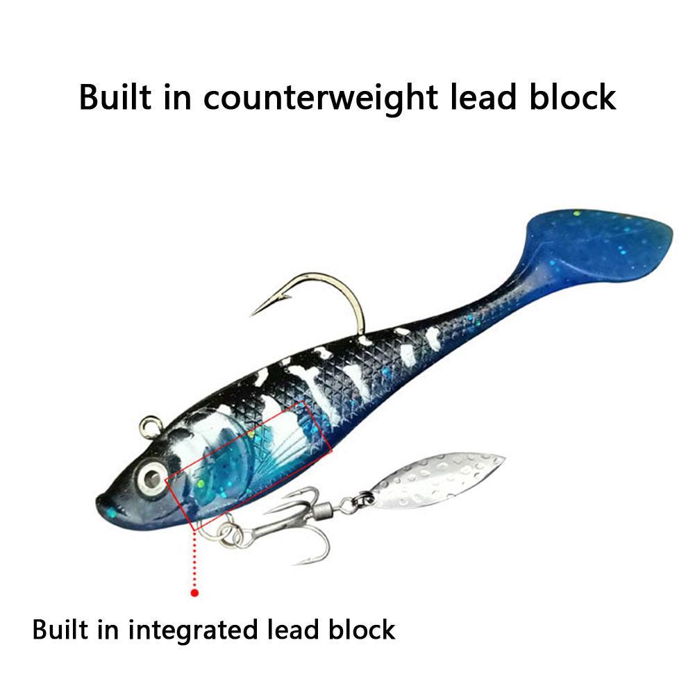 💰Köp billigt online 1PC Fish-shaped Bionic Bait Fishing Simulation Lead ...