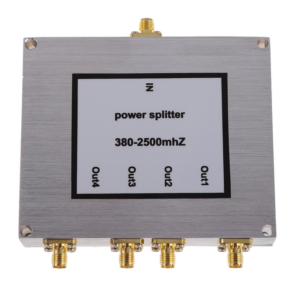 Buy 4-Way SMA Power Divider GSM CDMA 3G Signal Booster Splitter 380 ...