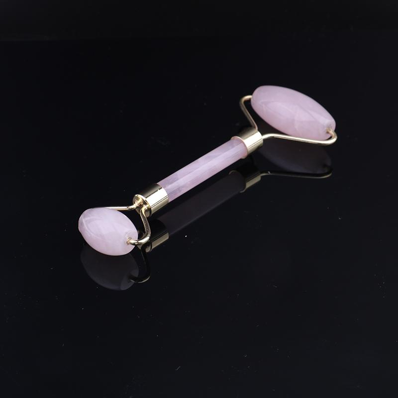 Natural Rose Quartz Facial Massage Crystal Stone Body Jade Massager ...
