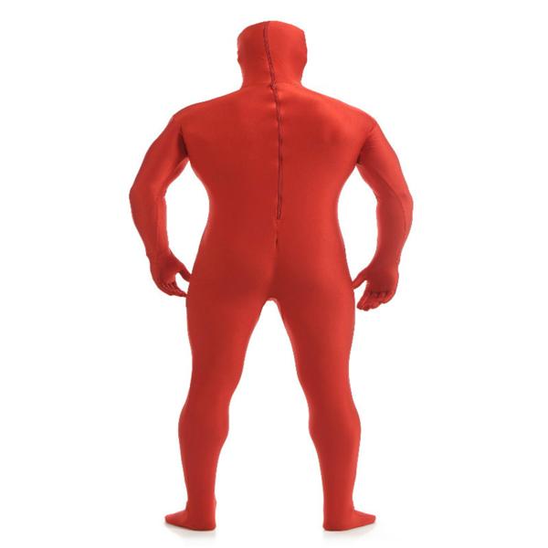 Halloween Cosplay Full Body Tight Costumes Funny Open Face Zentai Suit ...