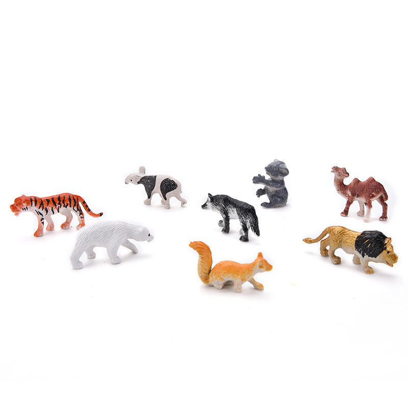 Buy Simulation Solid Animal Model Tiger Wolf Dog And Other Set Toys ...