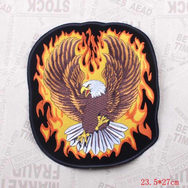 💰Kaufe Big Size Biker Patches Eisen auf Große Punk Skull Eagle ...