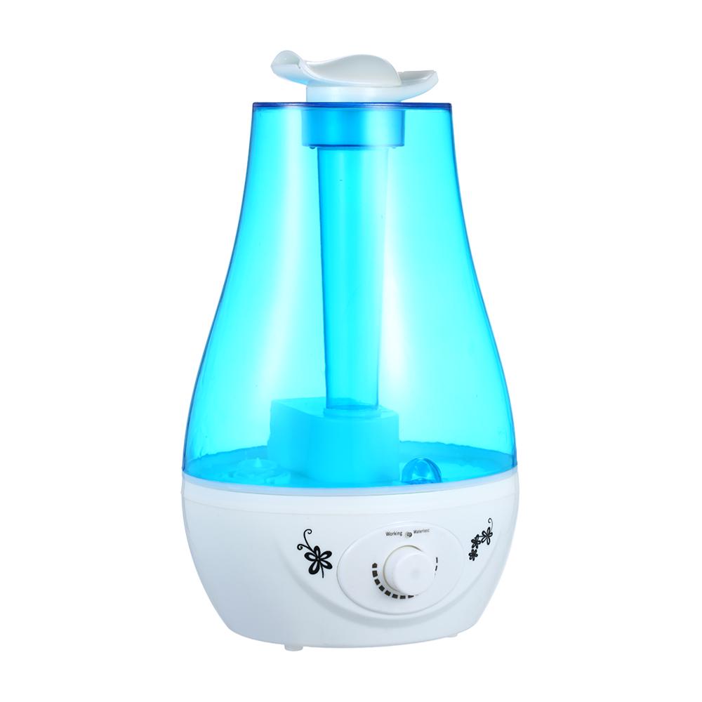 Buy Cool Mist Humidifier Colorful Light 3L Capacity Water Tank Dual 360 ...
