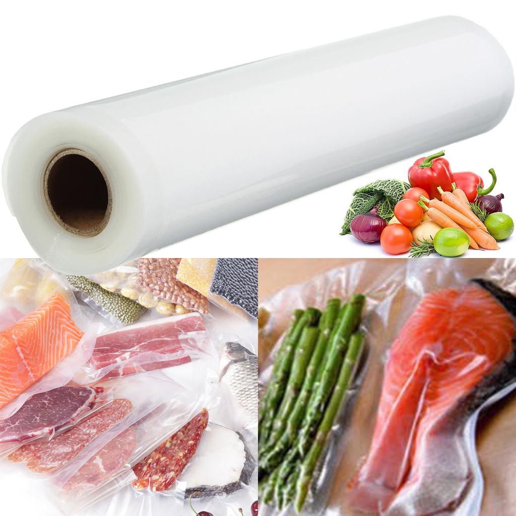 28cmX500cm Vacuum Bags Sealer Kitchen Food Rolls PE Long Keeping Food ...