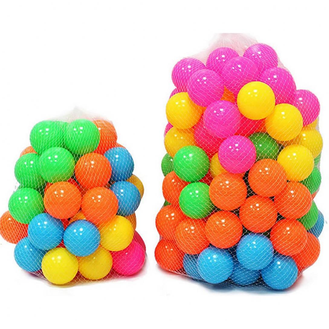 Peekaboo 100Pcs Colorful Soft Water Pool Ocean Wave Ball Outdoor Fun ...