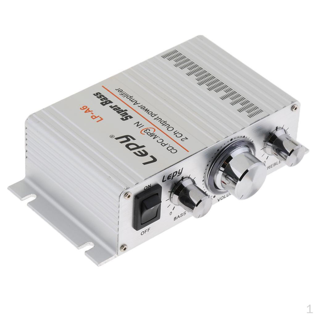 Buy DC 12V 2x15W ClassD Mini HiFi Digital Stereo Audio Amplifier 3.5mm ...