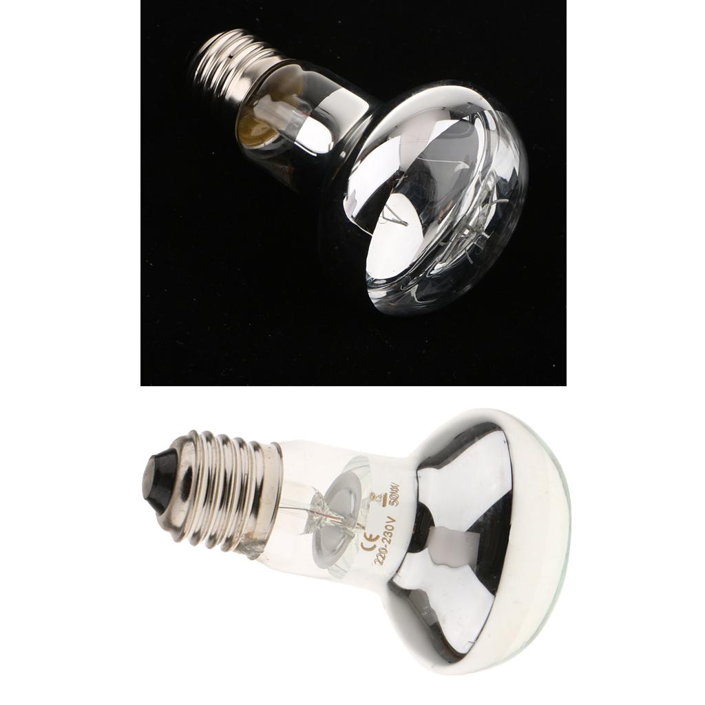 2x Infrared Reptile UVA Lamp Heating Light Bulb for Lizard Snake 50W ...