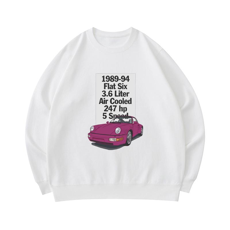 Buy Men's 300 GSM 100% Cotton Sweatshirt Vintage Ruby Rose Red 964 ...