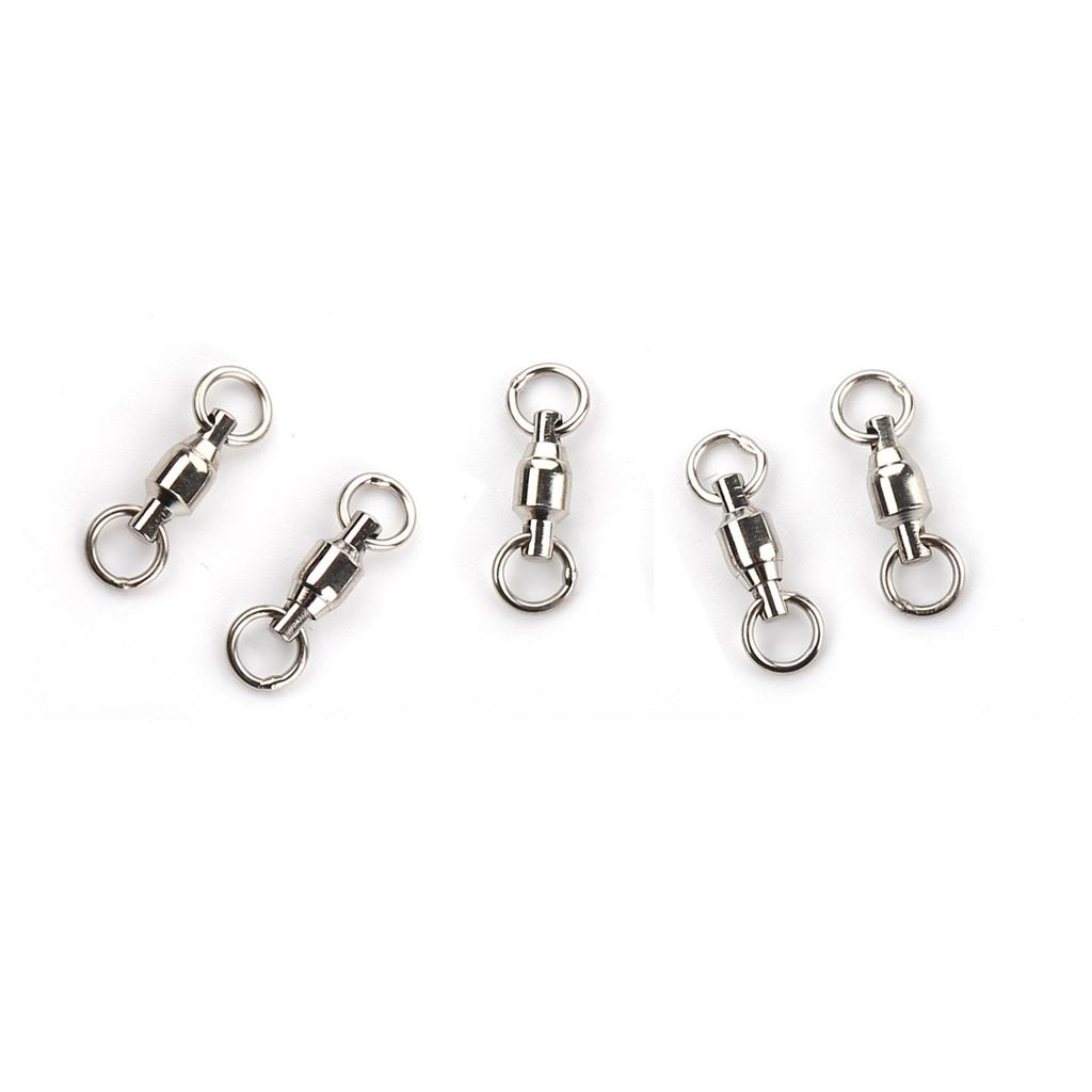 Cheap Ball Bearing Swivels Crane Duo Lock Snap Trolling Rigging Fishing ...