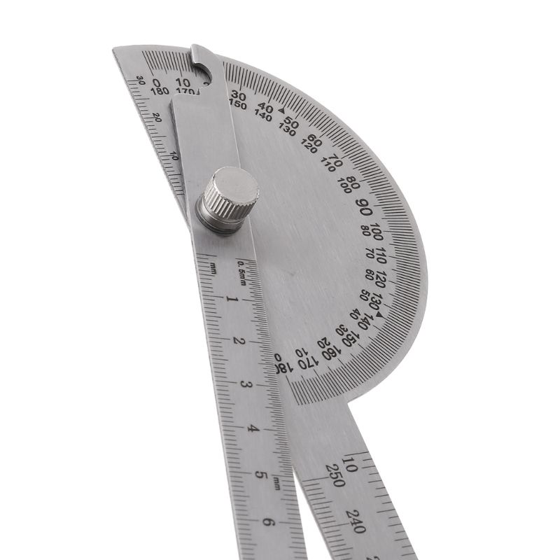 Buy Stainless Steel Angle Ruler 180 degree Protractor Finder Arm ...