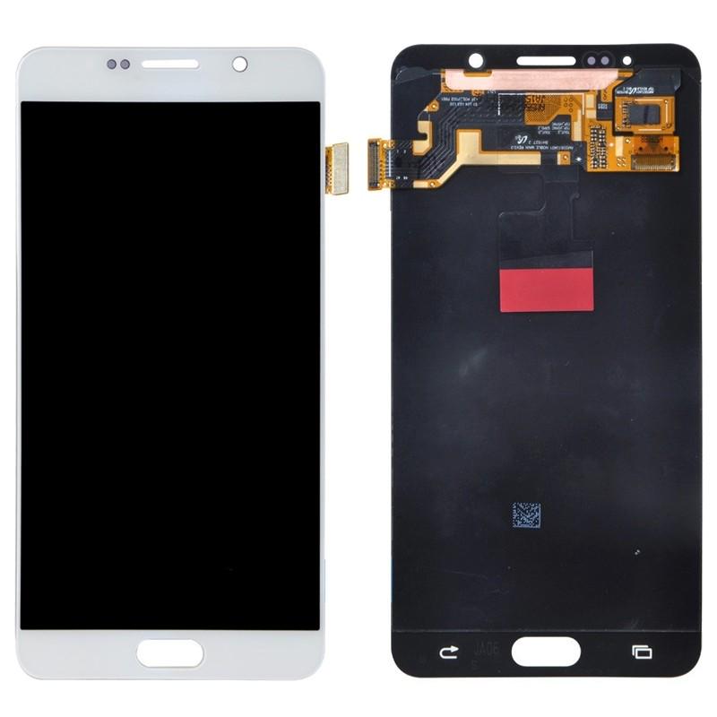 Buy Pour Samsung Galaxy Note 5 blanc / N9200 pièce détachée écran LCD ...