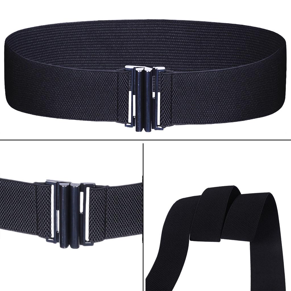 Buy Men Women Fashion Elastic Buckle Belt Nylon Waistband Outdoor ...