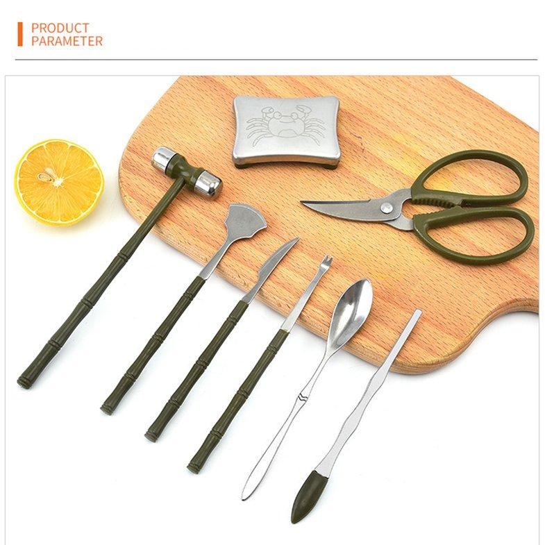 Buy Pearliky Crab Eating Tools Stainless Steel Crab Eating Tools ...