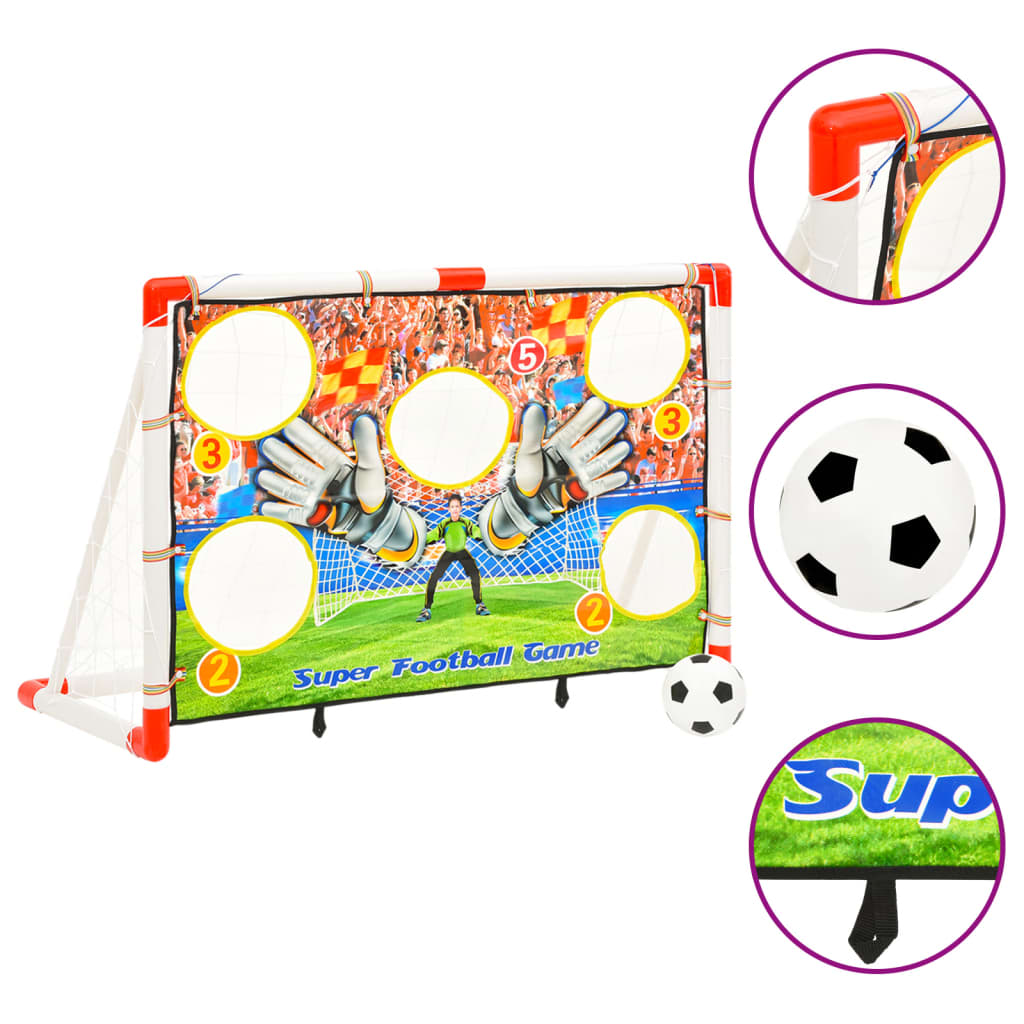 Soccer Goal Set with Goal Wall 120x51x77.5 cm uygun fiyatlı satın alın ...