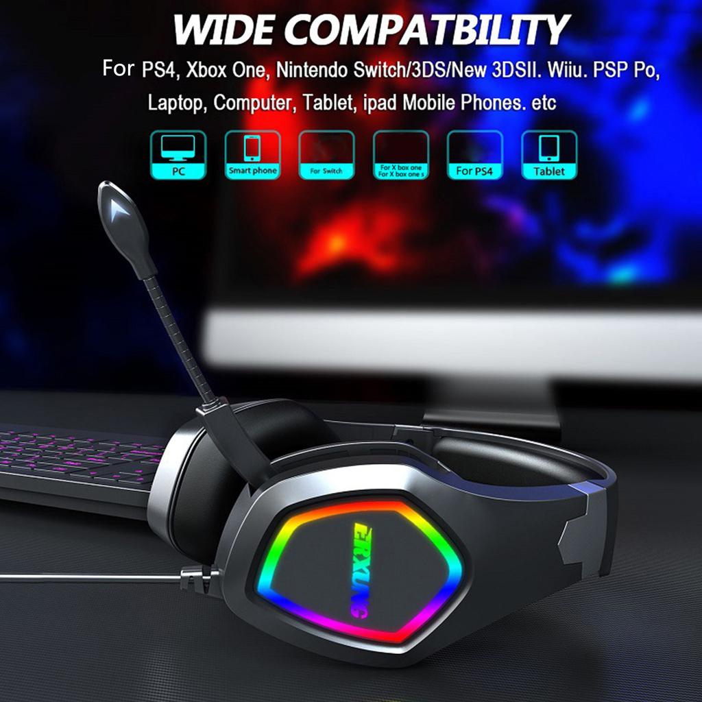 Buy J20 Head-mounted Gaming Headphone Wired Stereo Bass Headset with ...