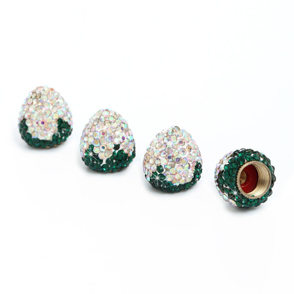 Dust-proof Automobiles Accessories Car Charms Decoration Shining Wheel ...