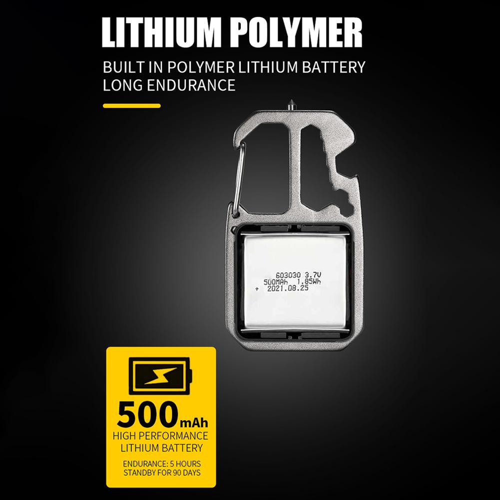 ABS+aluminum Pocket Keychain COB Lantern Flashlight uygun fiyatlı satın ...