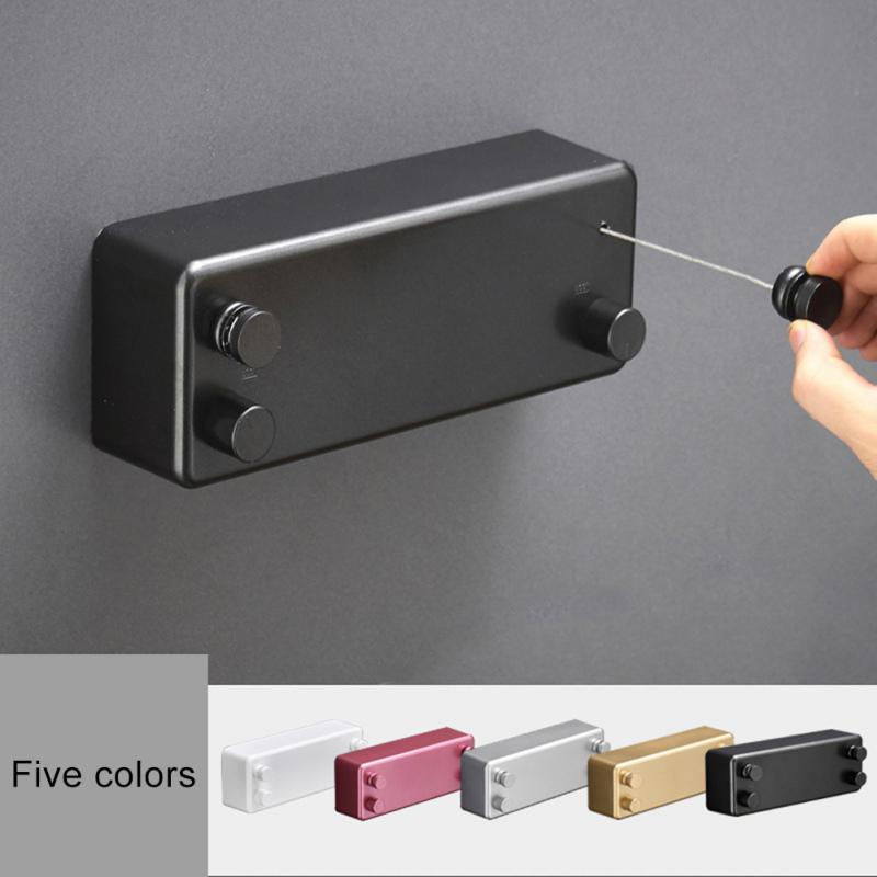 Buy Perforated Double-line Invisible Clothesline Balcony Bathroom Home ...