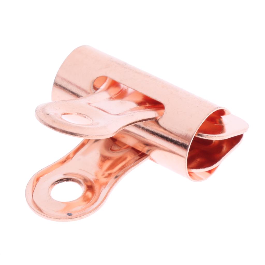 Buy 20 Pieces 25mm Metal Bulldog Clips Letter Grip Office Supply Rosy ...