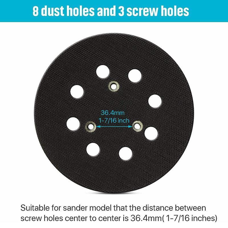 Buy Oucay New MT922 5" Hook and Loop Sander Pad Polishing Pad Replace for Makita BO5041 at ...