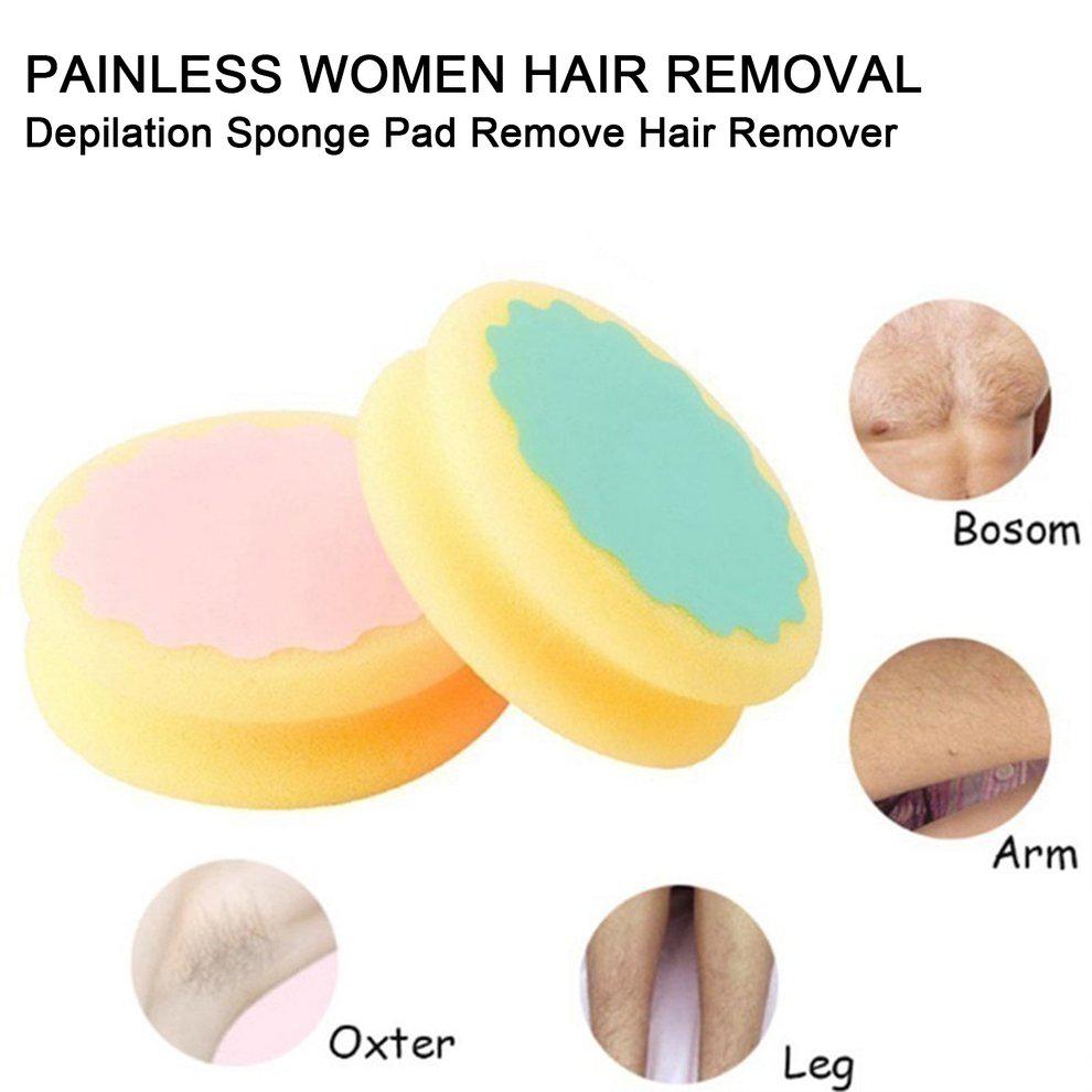 Buy WST Painless Women Hair Removal Depilation Sponge Pad Remove Hair ...