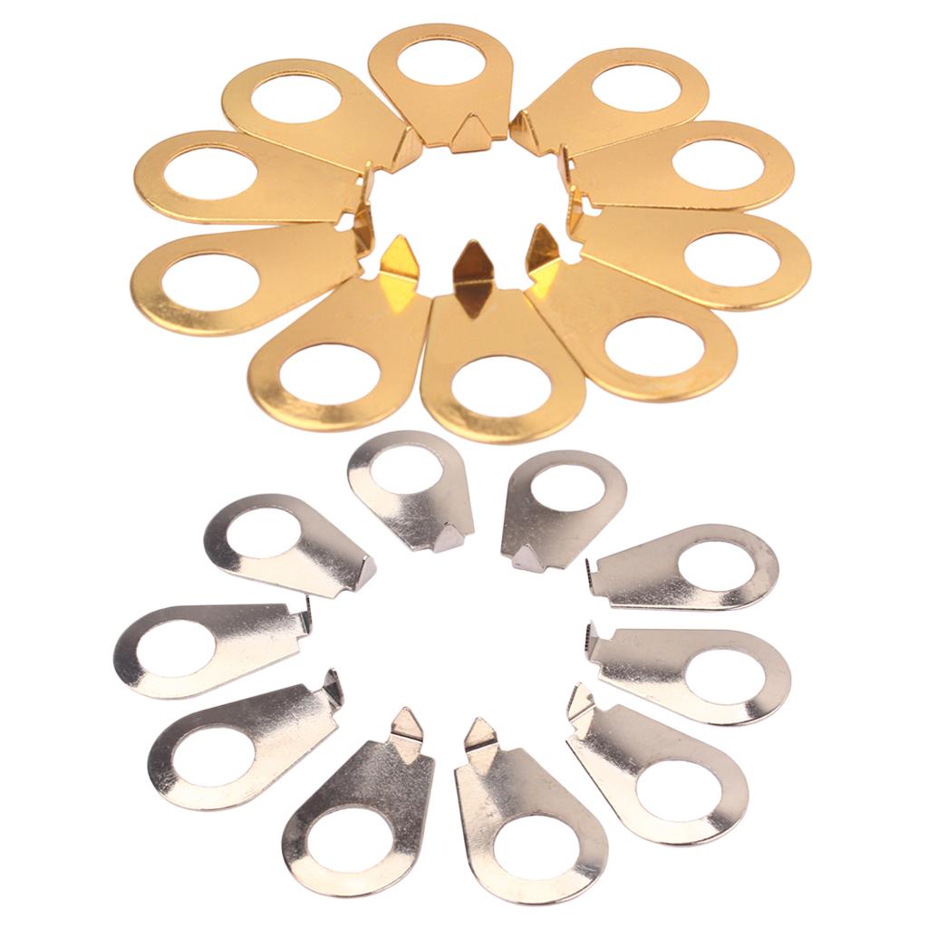 Buy 10 PCS Guitar Knobs Pointer Plate Knob Position Indicator chrome at ...