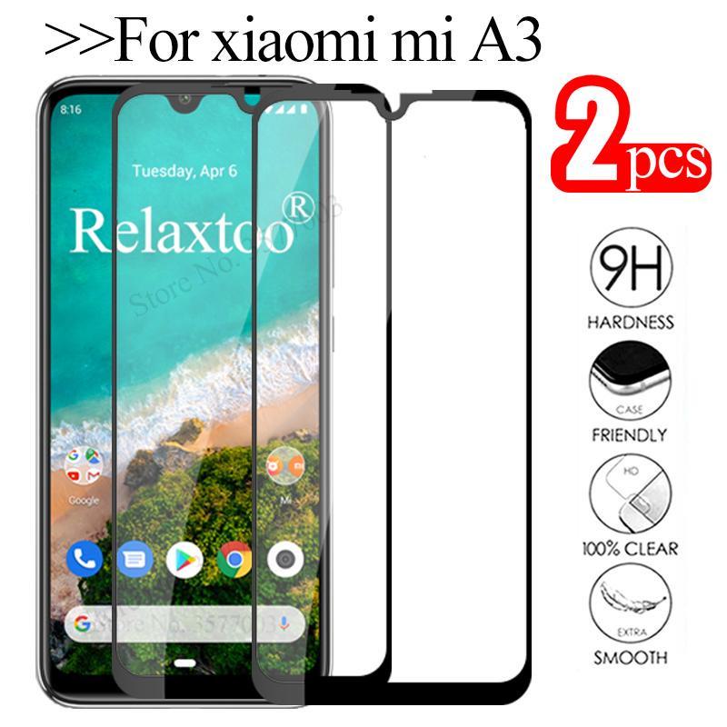 Buy 2Pcs Mi A3 Glass Screen Protector Tempered Glass For Xiaomi Mi A3 ...