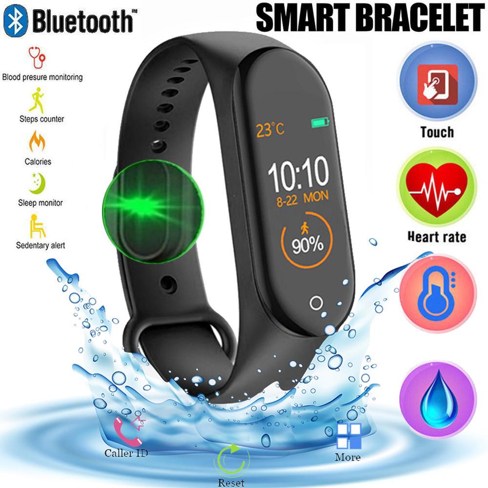 Buy Color Screen Smart Bracelet Heart Monitor Blood Pressure Fitness ...