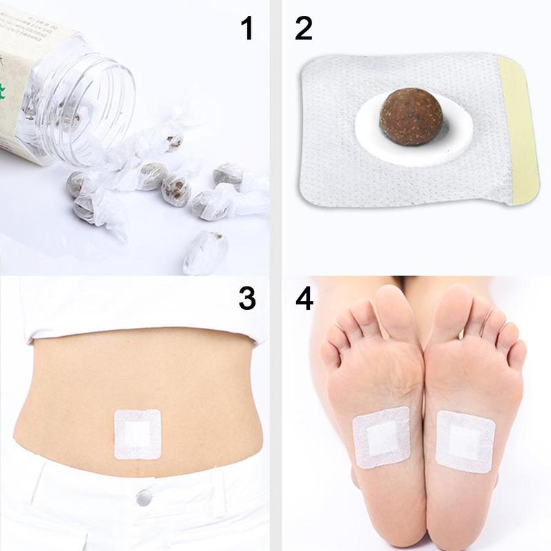 10pcs Fat Burning Patch Chinese Medicine Weight Loss Navel Sticker ...