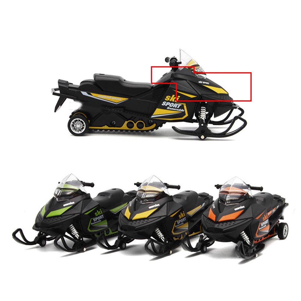 Buy Die-cast Snowmobile Motorcycle Pullback Model Car Kids Toy Gift at ...
