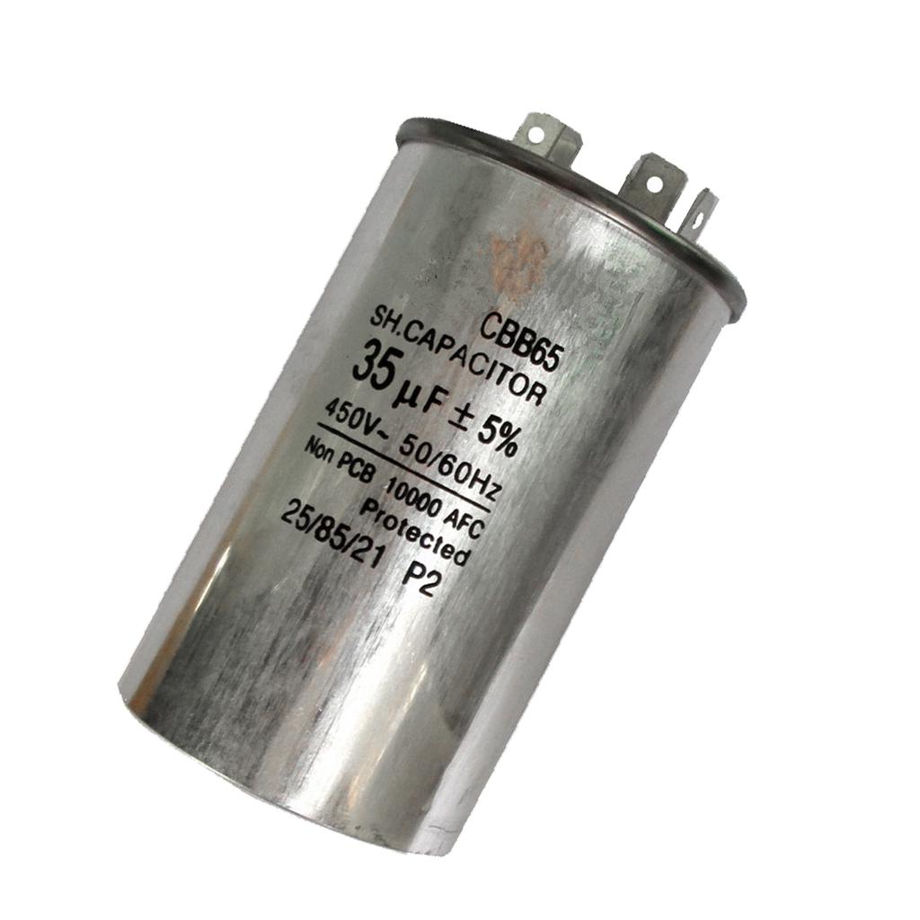 Buy 35UF 450V 50/60 Hz Universal Motor Start / Run Capacitor WaterProof ...
