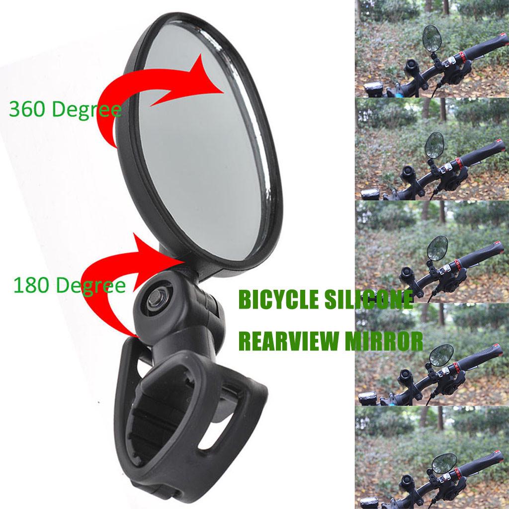 Buy Universal Mini Rotaty Rearview Handlebar Glass Mirror For Bike ...