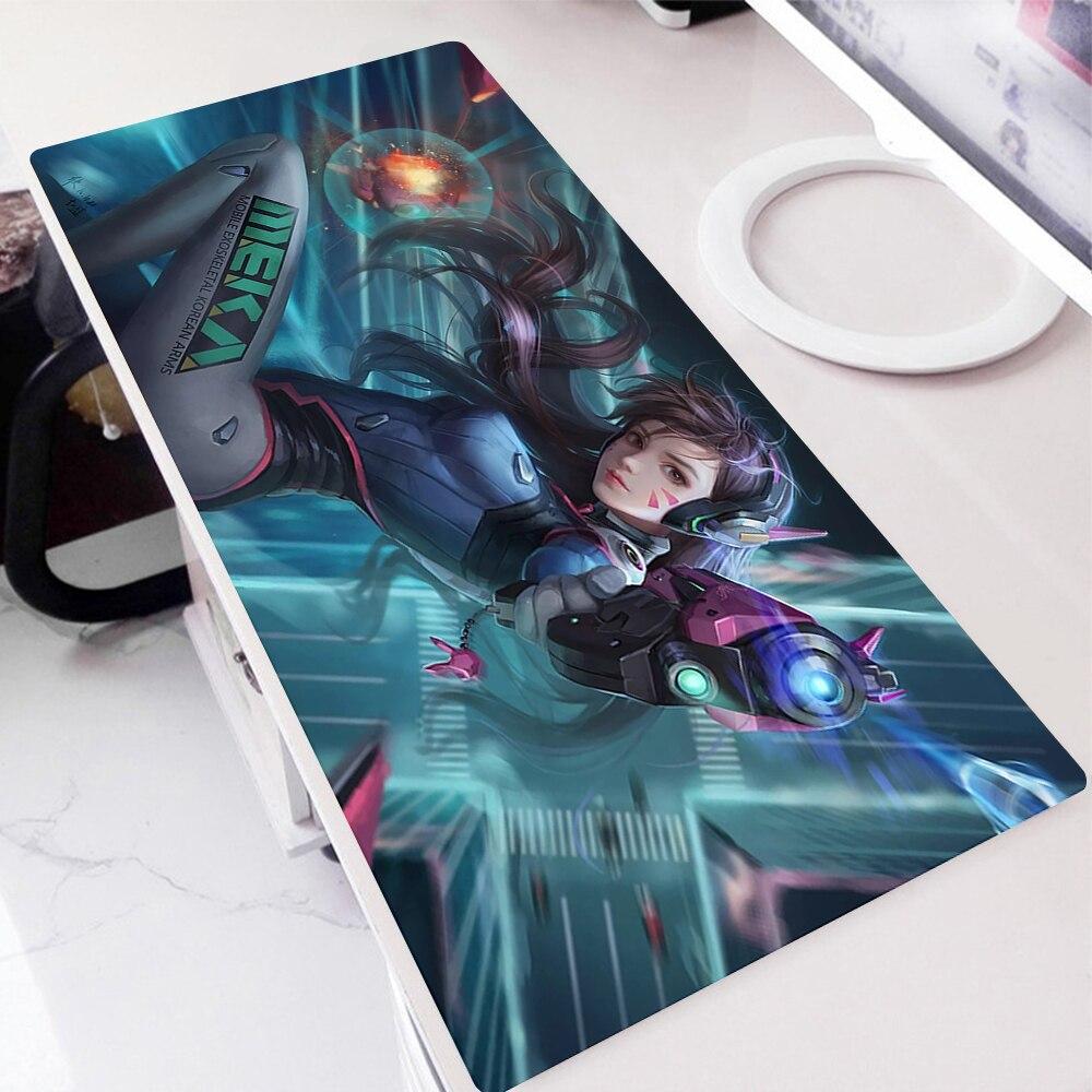 Cheap D.va Girl Gamer Computer Table Mause Pad Pad for Mouse Pads Big ...