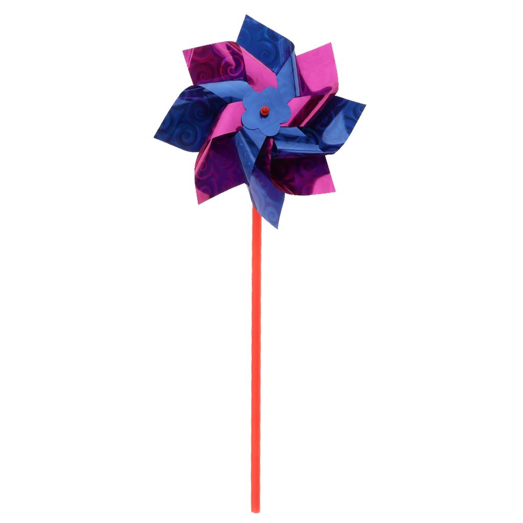 Buy Pack of 50 Pieces Shiny Windmill Pinwheel Kids Outdoor Toy Home ...