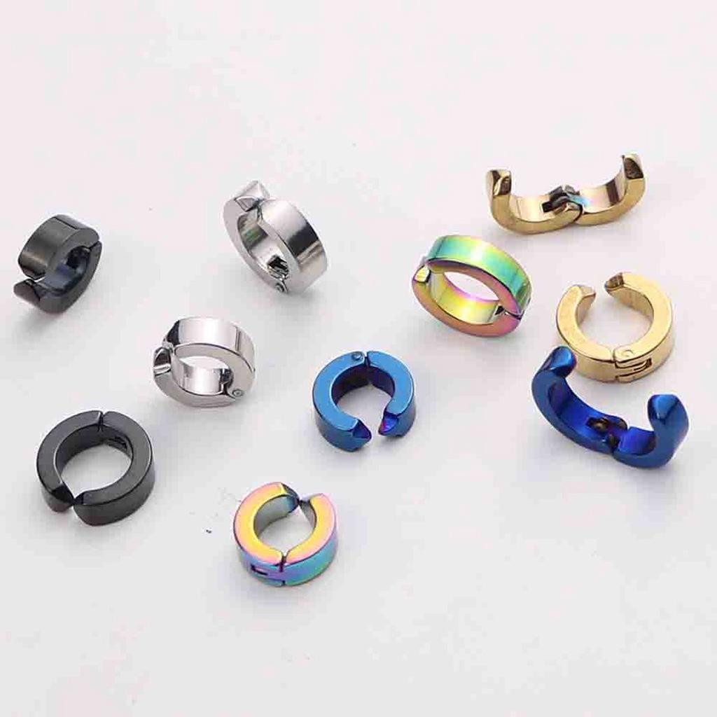 Buy Vintage Fashionable Men Metal Ear Hooks Ear Stud Non Piercing Clip ...