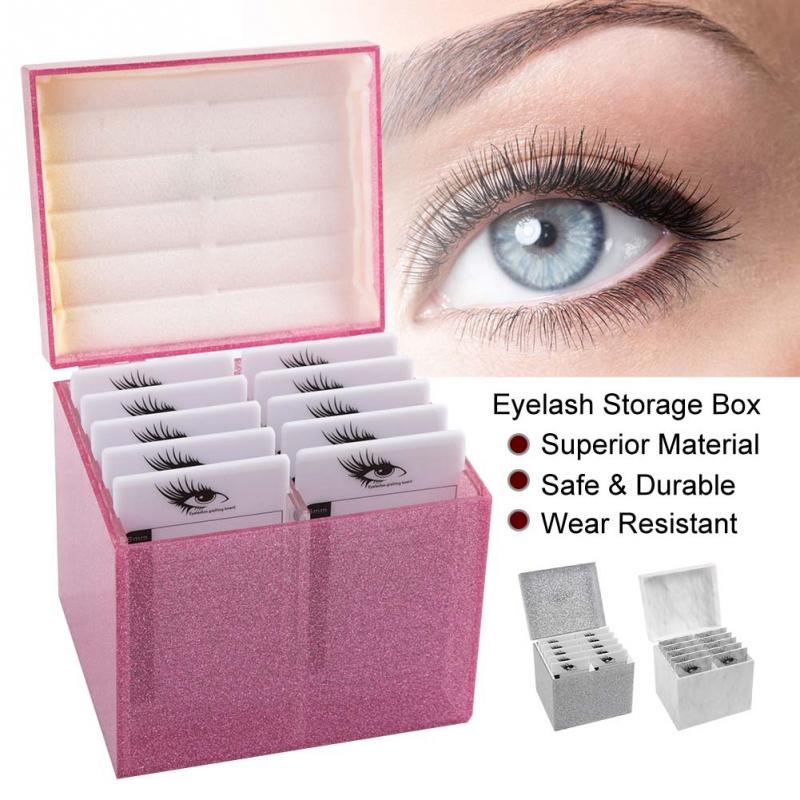 Buy 10 Layers Eyelash Extension Storage Box False Eyelash Display ...