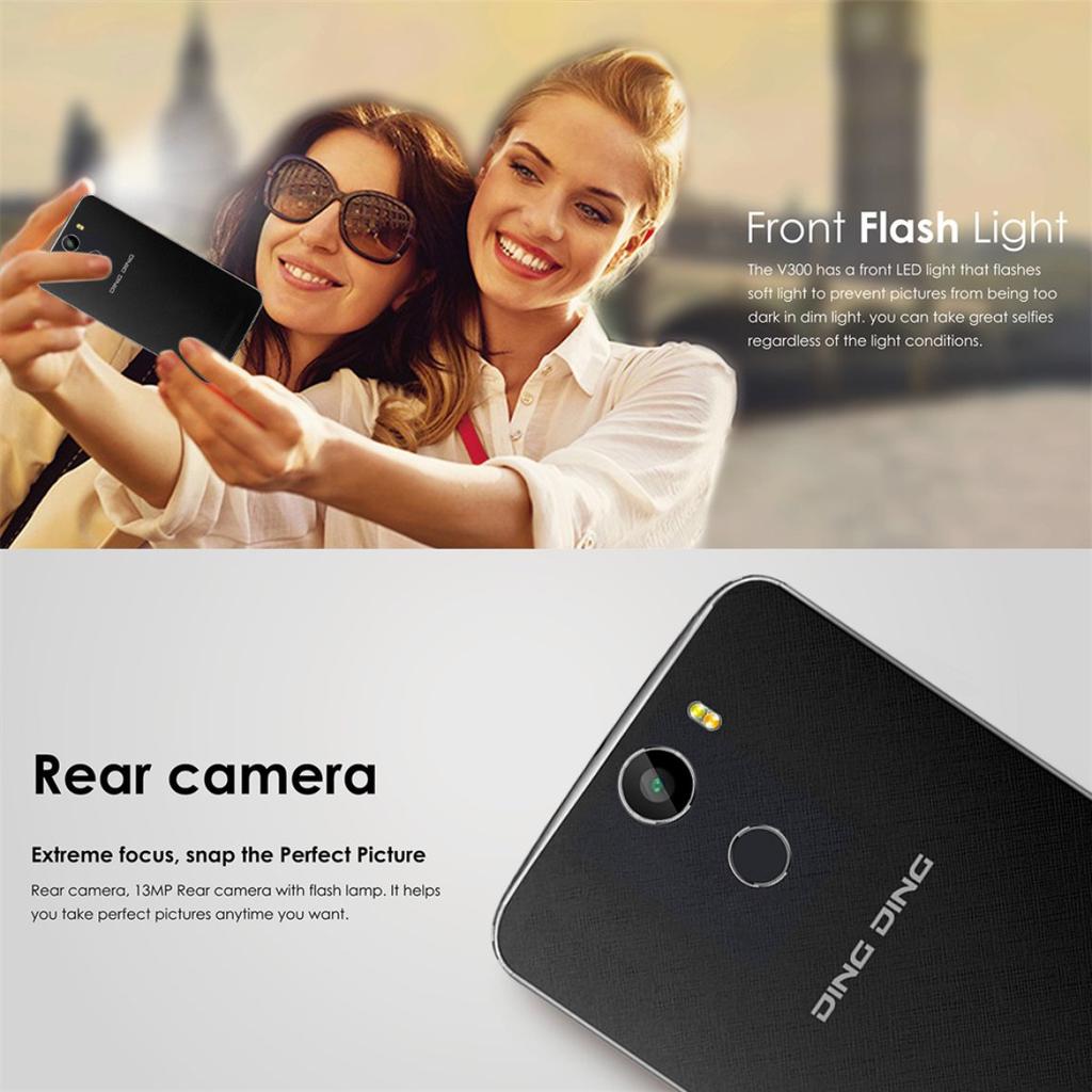 Buy Ding Ding 6.0 Inch 3G Mobile Phone MT6580A Smartphone E6 1GB+16GB ...