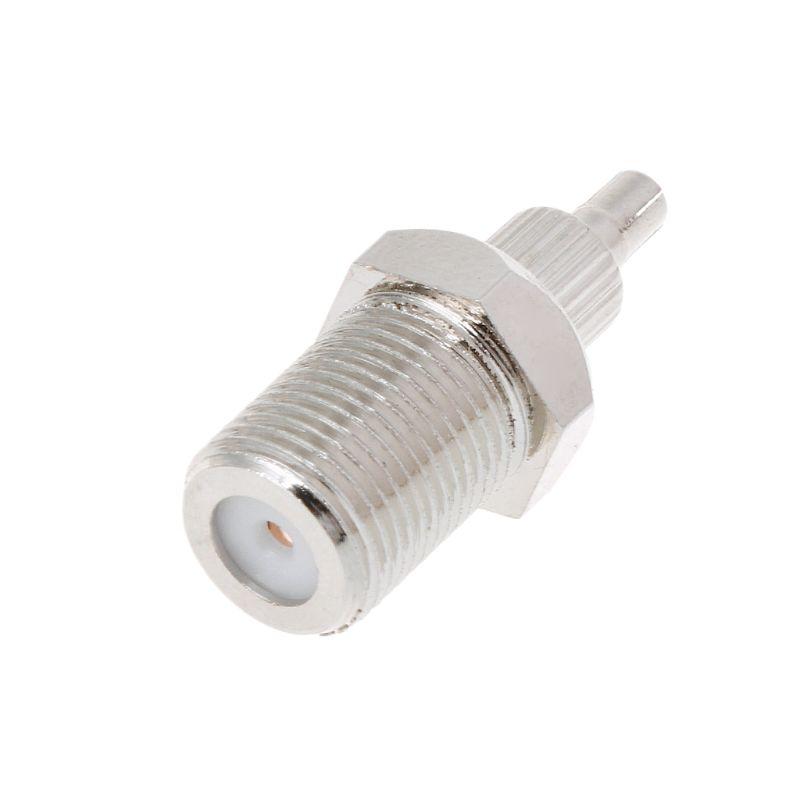 Buy F Female to CRC9 / TS9 RF Male Coaxial Plug Nickel Plated Connector ...