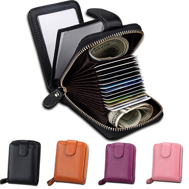 Buy Luxury Card Holder Genuine Leather Wallet Business Credit Card ...