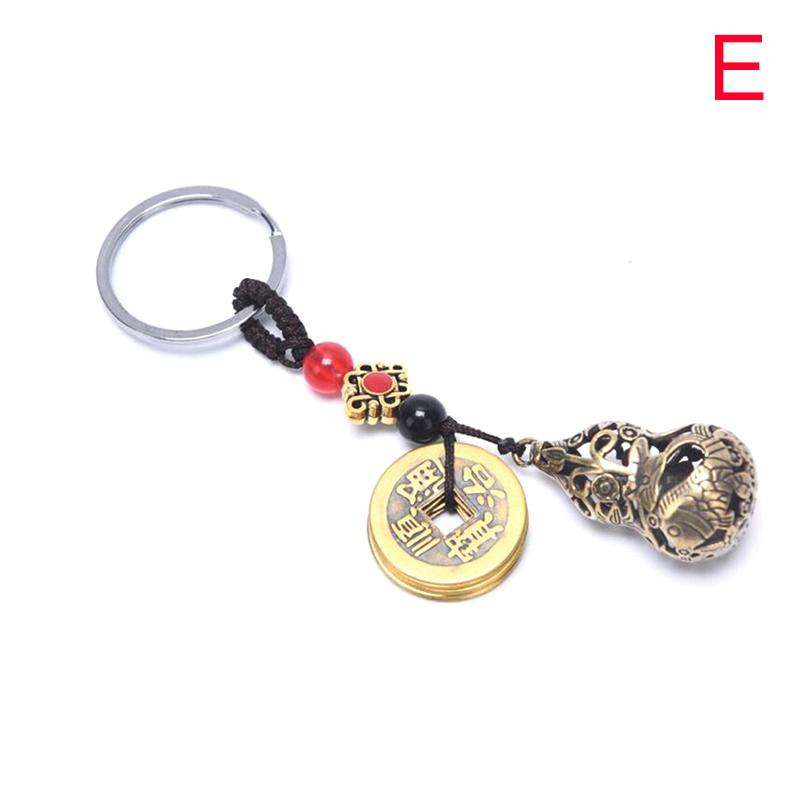 Buy Chinese Feng Shui Antique Coins Keyring Good Fortune Keychain Lucky ...