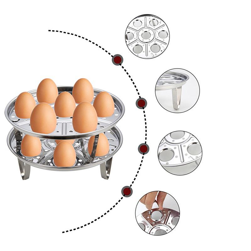 Buy Stainless Steel Egg Steamer Rack for Pressure Cooker Egg Steam Rack ...
