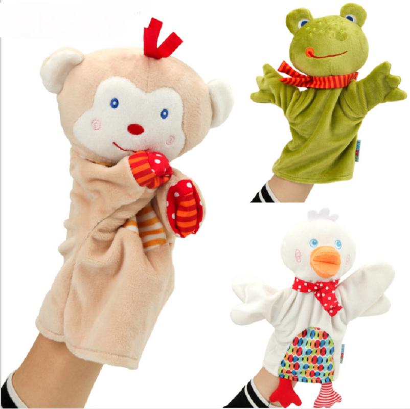 Buy Children Hand Puppet Animal Plush Toys Cartoon Finger Doll Funny ...