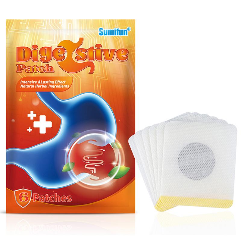 Buy 6Pcs Digestive Patches Gastric Ulcer Stomach Pain Diarrhea Medical ...