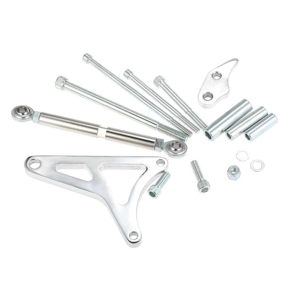 Buy Billet Polished Aluminum Alternator Bracket Kit Small Block Windsor ...