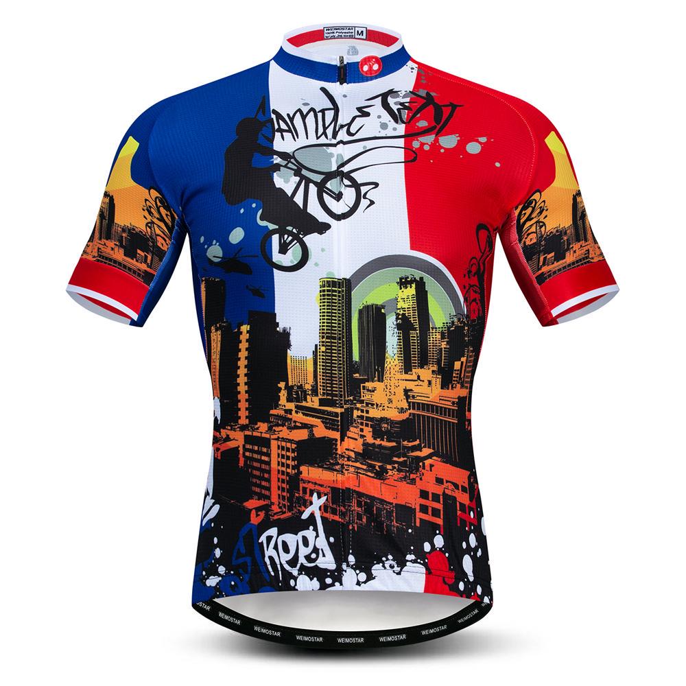 2022 Men's Pro Cycling Jersey Summer Breathable Bicycle Tops Ropa Ciclismo MTB Bike Jersey Quick ...