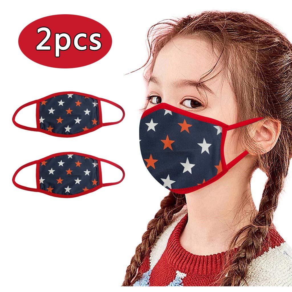 Buy [TL] 2PC Kids Face Cover With Filter Pockets Washable And Reusable ...